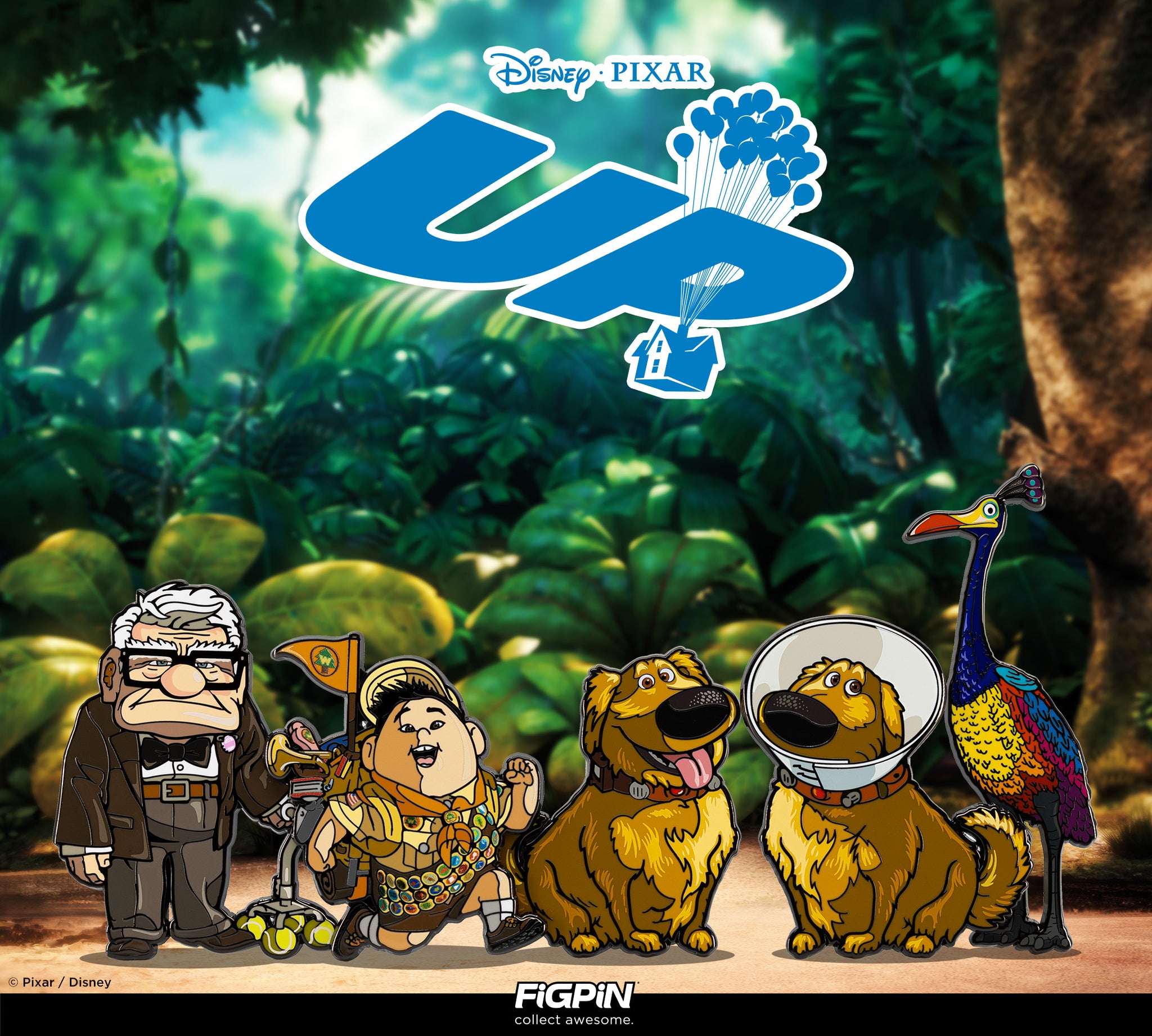 Pixar’s UP collection travels to FiGPiN for a brand new release!