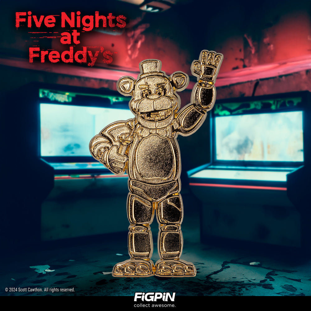 FiGPiNs Collectible Enamel Pin and patented backer. Collect awesome!