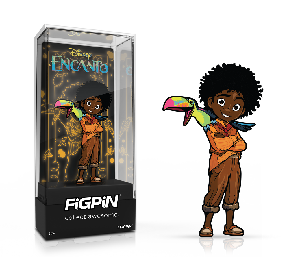 FiGPiNs Collectible Enamel Pin and patented backer. Collect awesome!