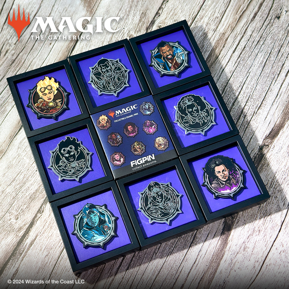 FiGPiNs Collectible Enamel Pin and patented backer. Collect awesome!