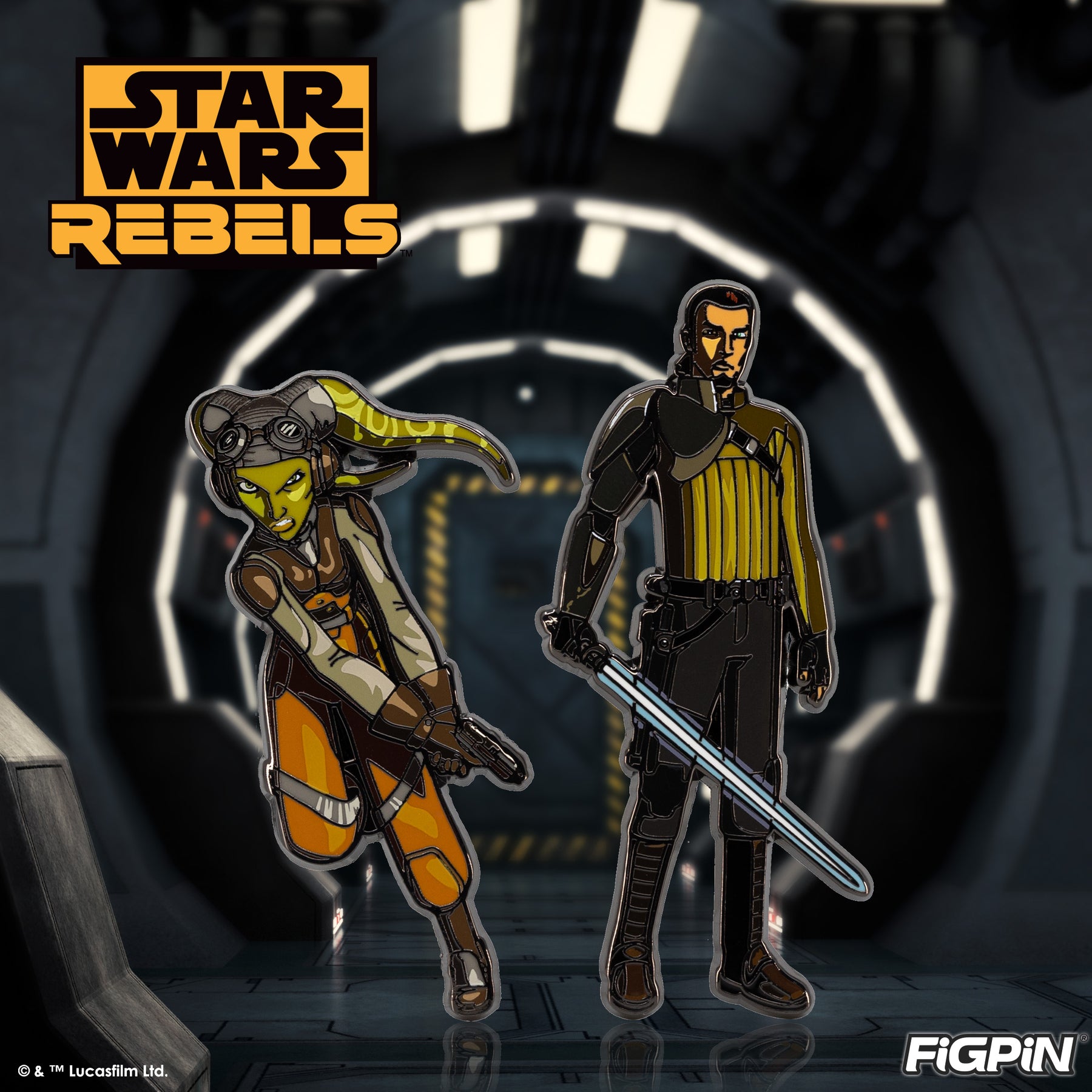 FiGPiNs Collectible Enamel Pin and patented backer. Collect awesome!