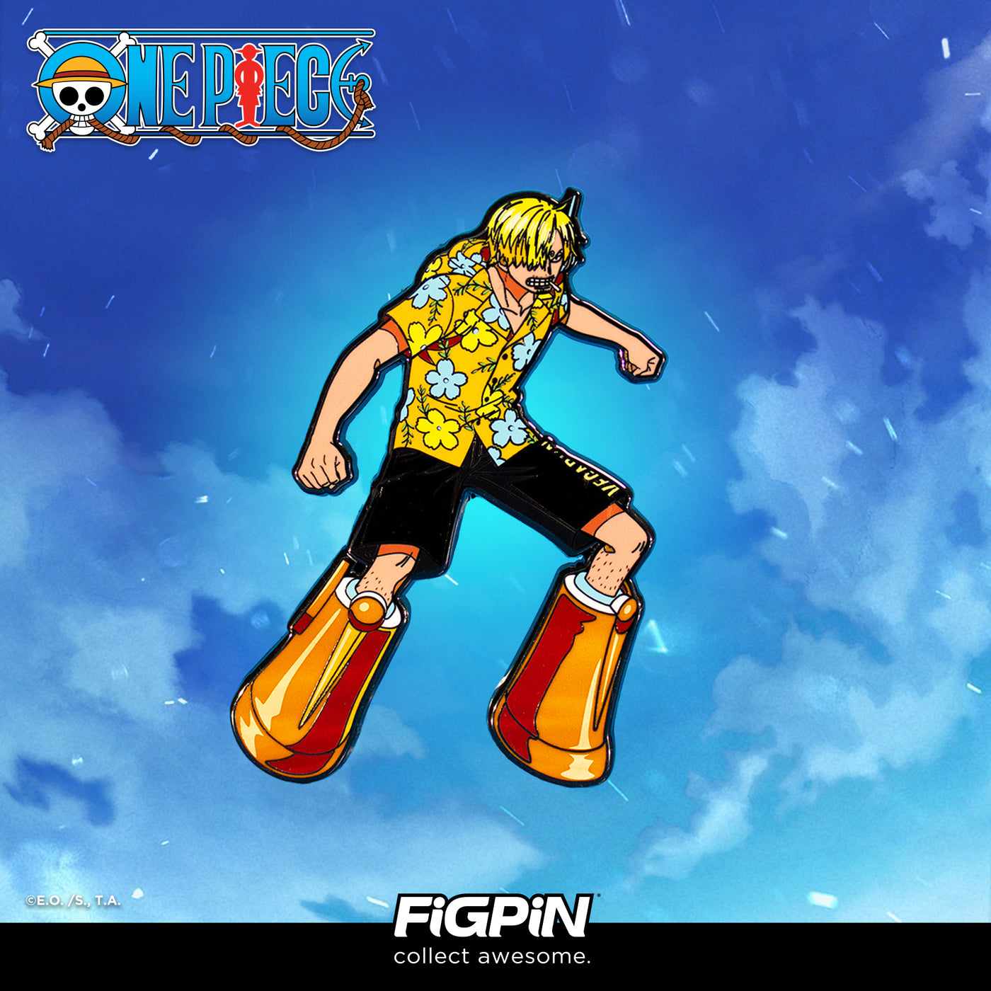 FiGPiNs Collectible Enamel Pin and patented backer. Collect awesome!