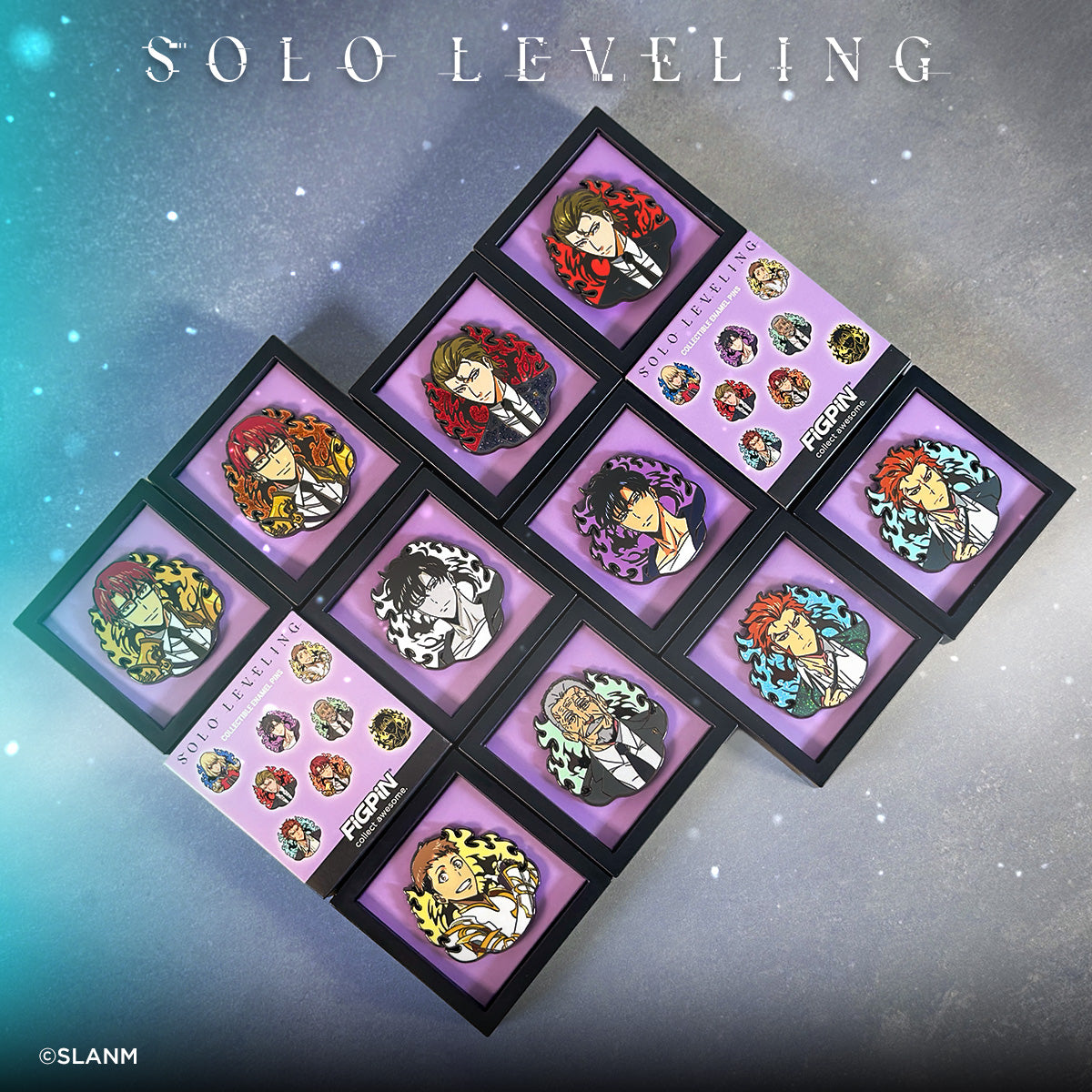 FiGPiNs Collectible Enamel Pin and patented backer. Collect awesome!