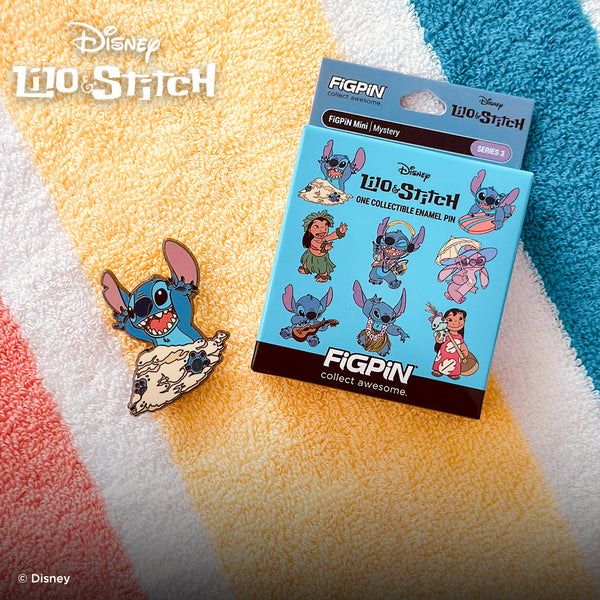 FiGPiNs Collectible Enamel Pin and patented backer. Collect awesome!